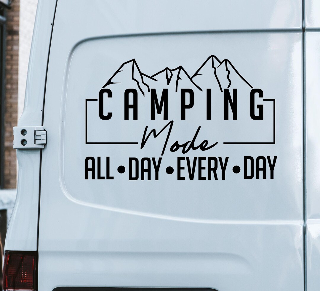 Camper Van Decal, Vehicle Decal, Adventure, Camping, - Etsy