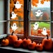 Cute Ghosts, Window Stickers,x10 Cute Ghosts,ultra Removable Gloss ...
