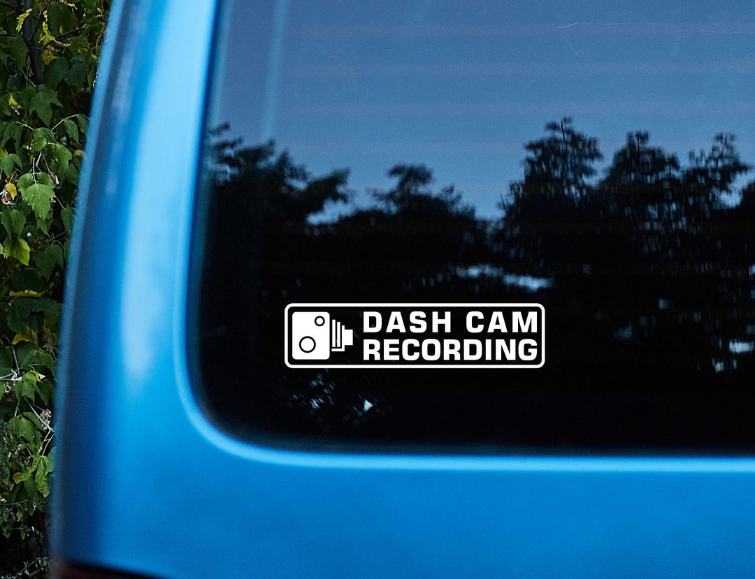 Dash Cam Recording Decals, X2 Decals /pack Vehicle Sticker, Warning ...