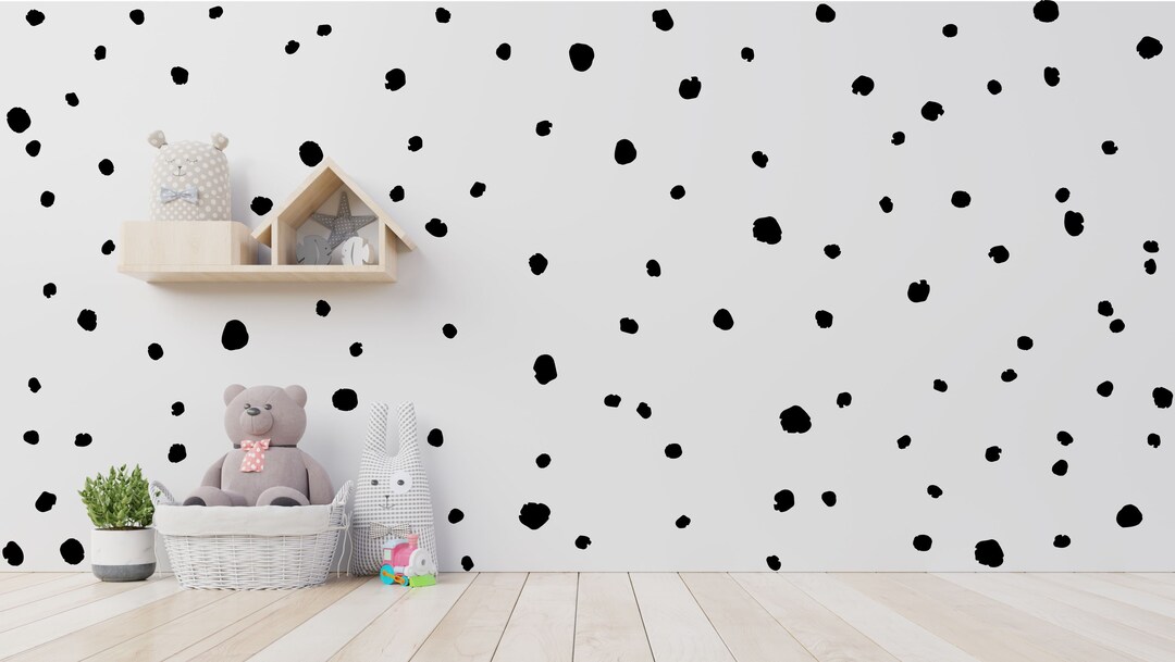 Dalmatian Spots Wall Decals, Polka Dot Wall Stickers, Dalmatian Sticker ...