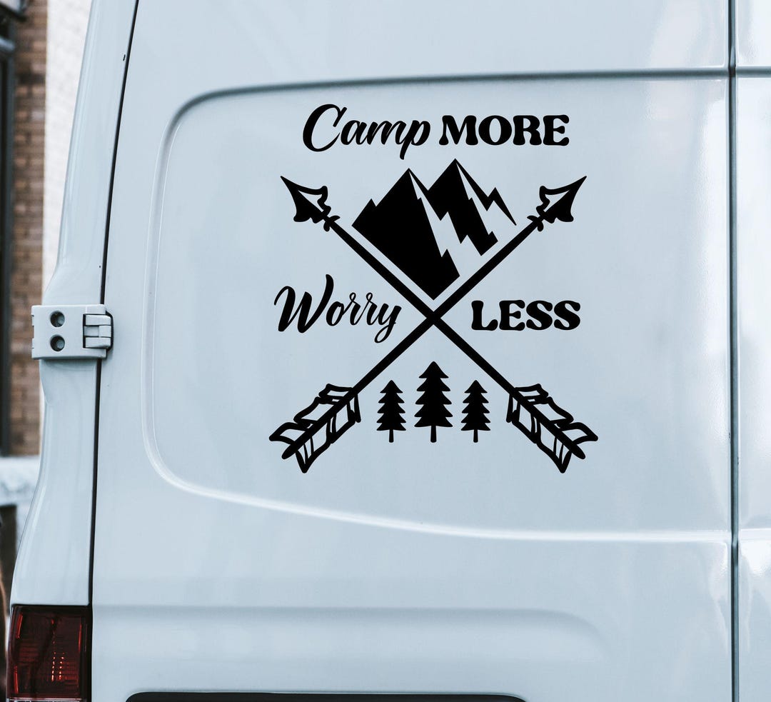 MARCH SALES! Camper Van Decal, Vehicle Decal, Adventure, Camping, - Etsy