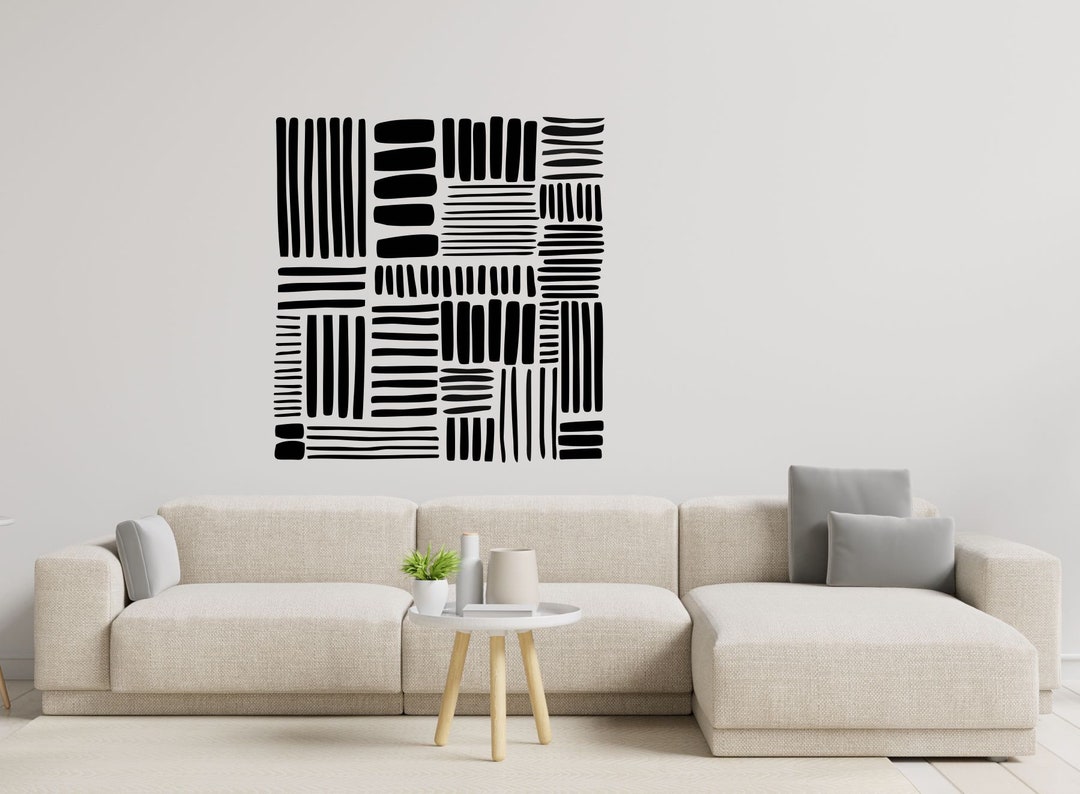 EASTER SALES Abstract Wall Decals, Geometric Elements, Living Room ...