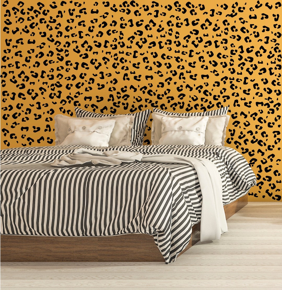 APRIL SALE! Leopard Spot Sticker, 50 Spots/pack, Wall Decals, Dalmatian ...