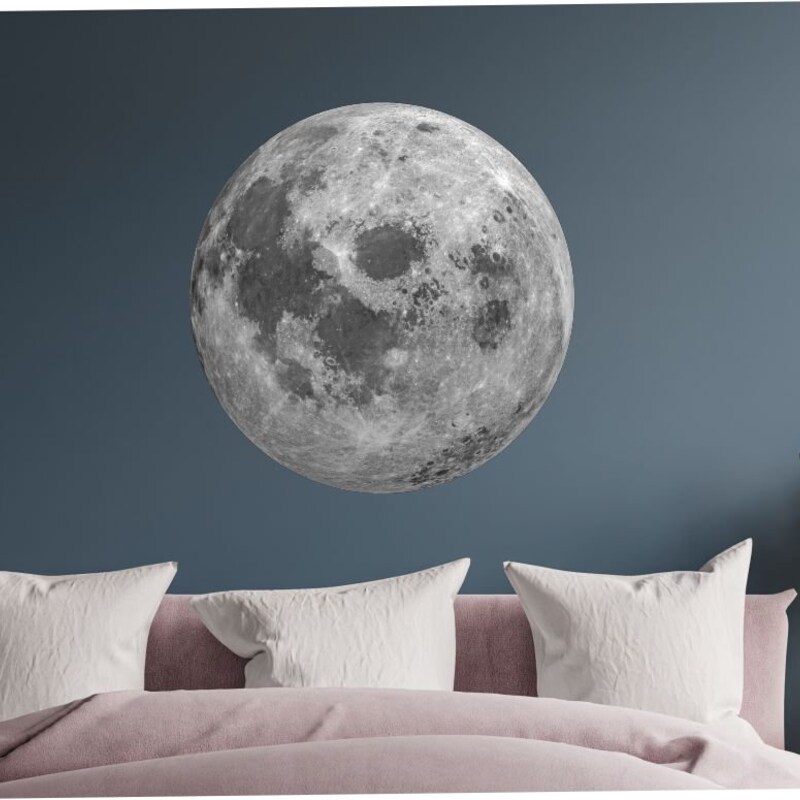 Moon Wall Decal - Etsy