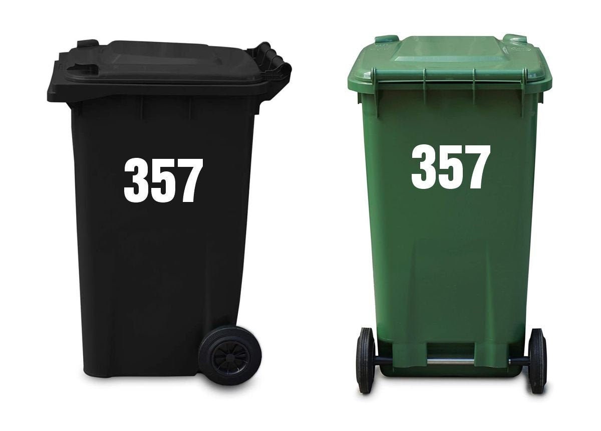 SALE! Wheelie Bin Stickers, Home, Office, Business, Waterproof Stickers ...