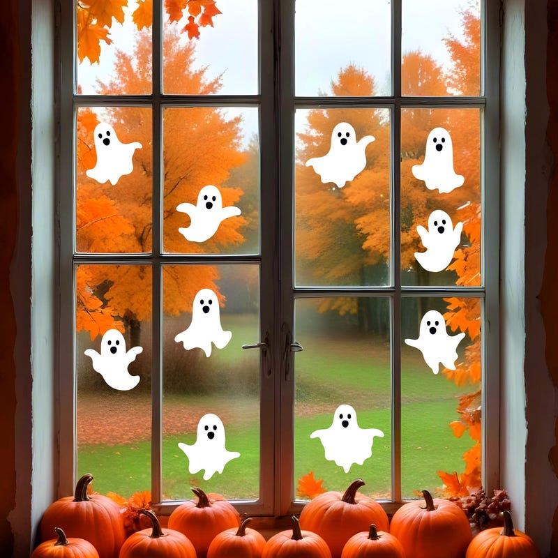 Halloween Window Decor - Etsy
