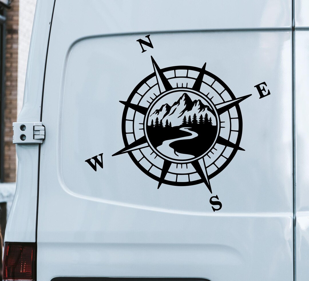 DECEMBER SALE! Camper Van Decal, Vehicle Decal, Adventure, Camping, - Etsy