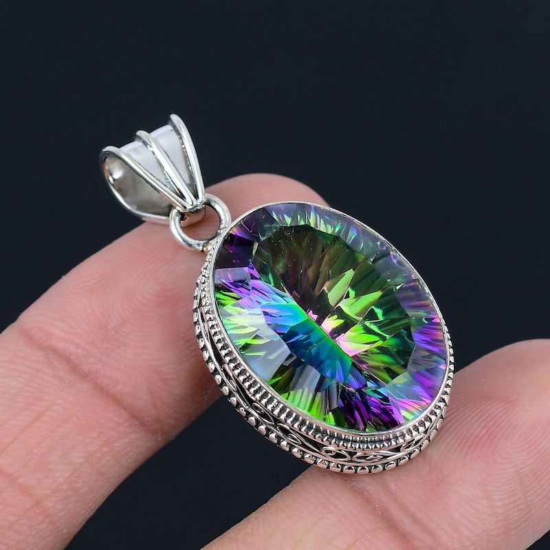 Mystic Topaz Faceted Gem - Etsy