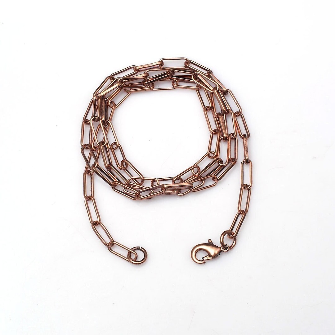 Copper Chain Designer Handmade Chain Necklace Chain for Pendant Link ...