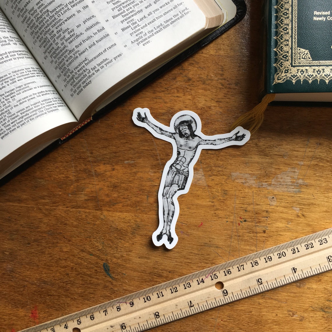 Jesus Christ Sticker Crucifix Sticker Spiritual Sticker - Etsy UK