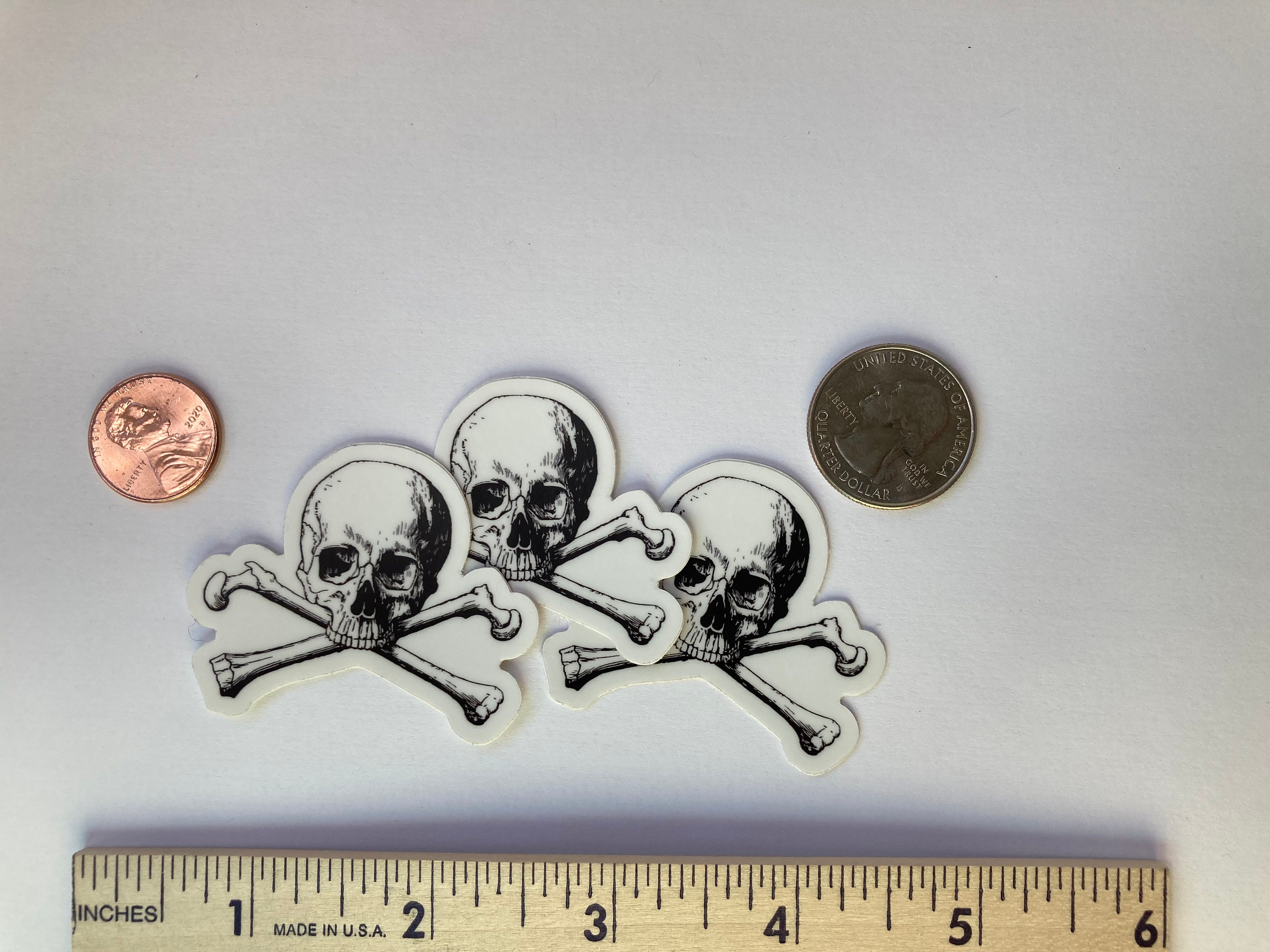 Skull and Bones Sticker Skull Sticker Skull Logo Skull - Etsy UK