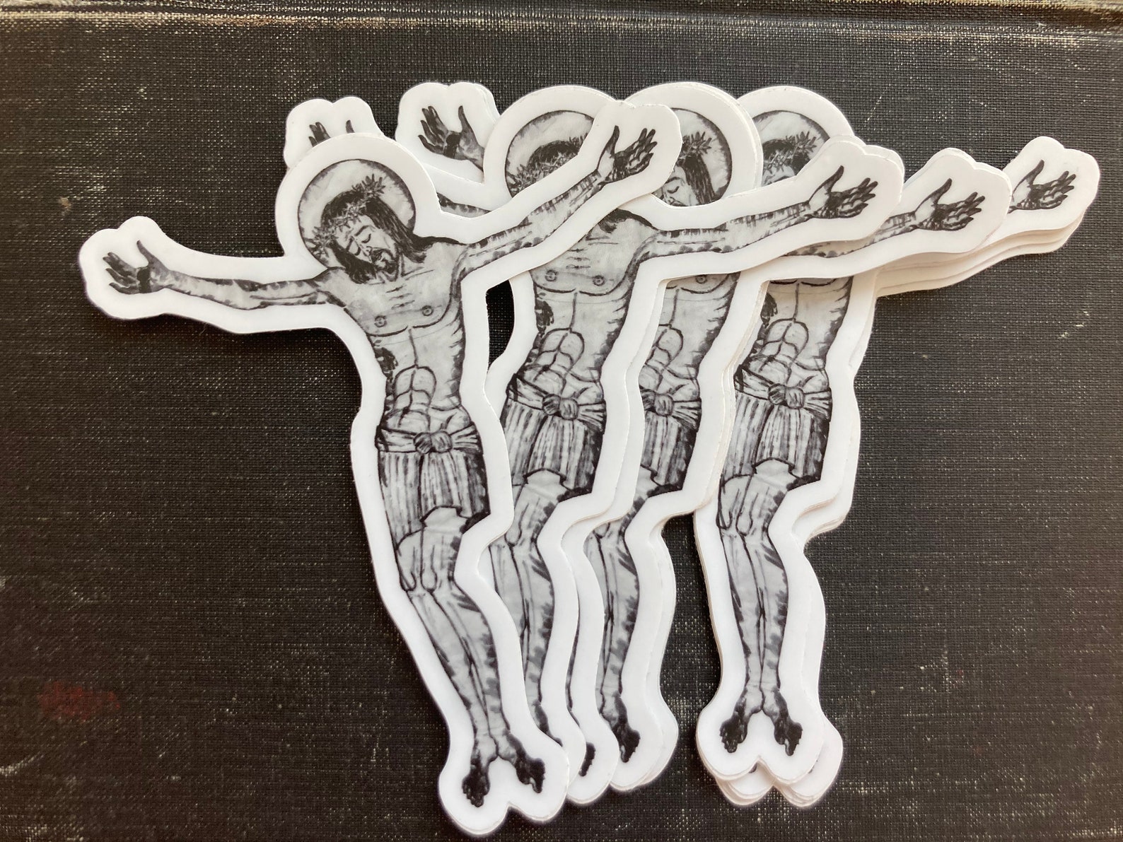 Jesus Christ Sticker | Crucifix Sticker | Spiritual Sticker | Laptop ...