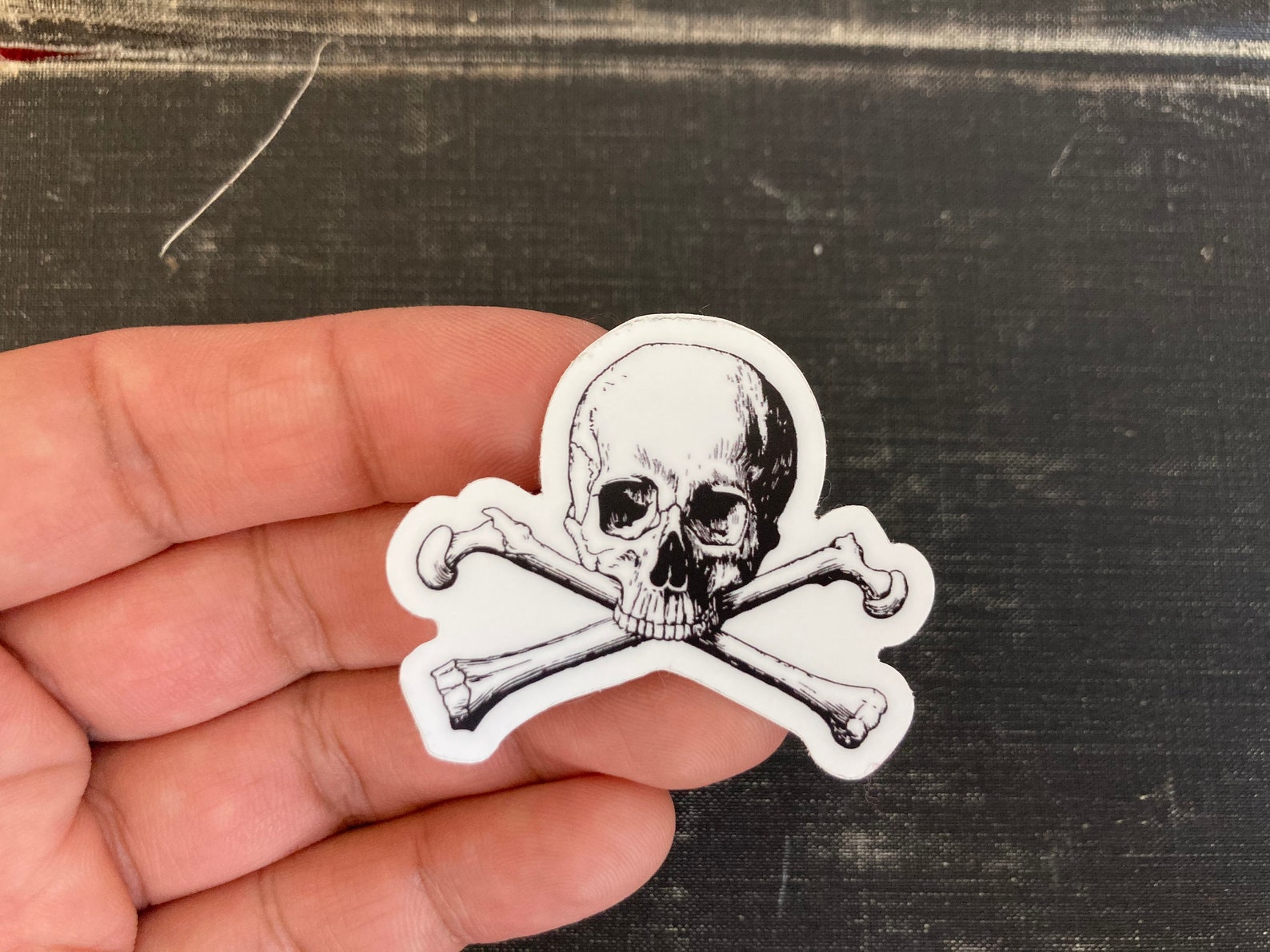 Skull and Bones Sticker Skull Sticker Skull Logo Skull - Etsy UK