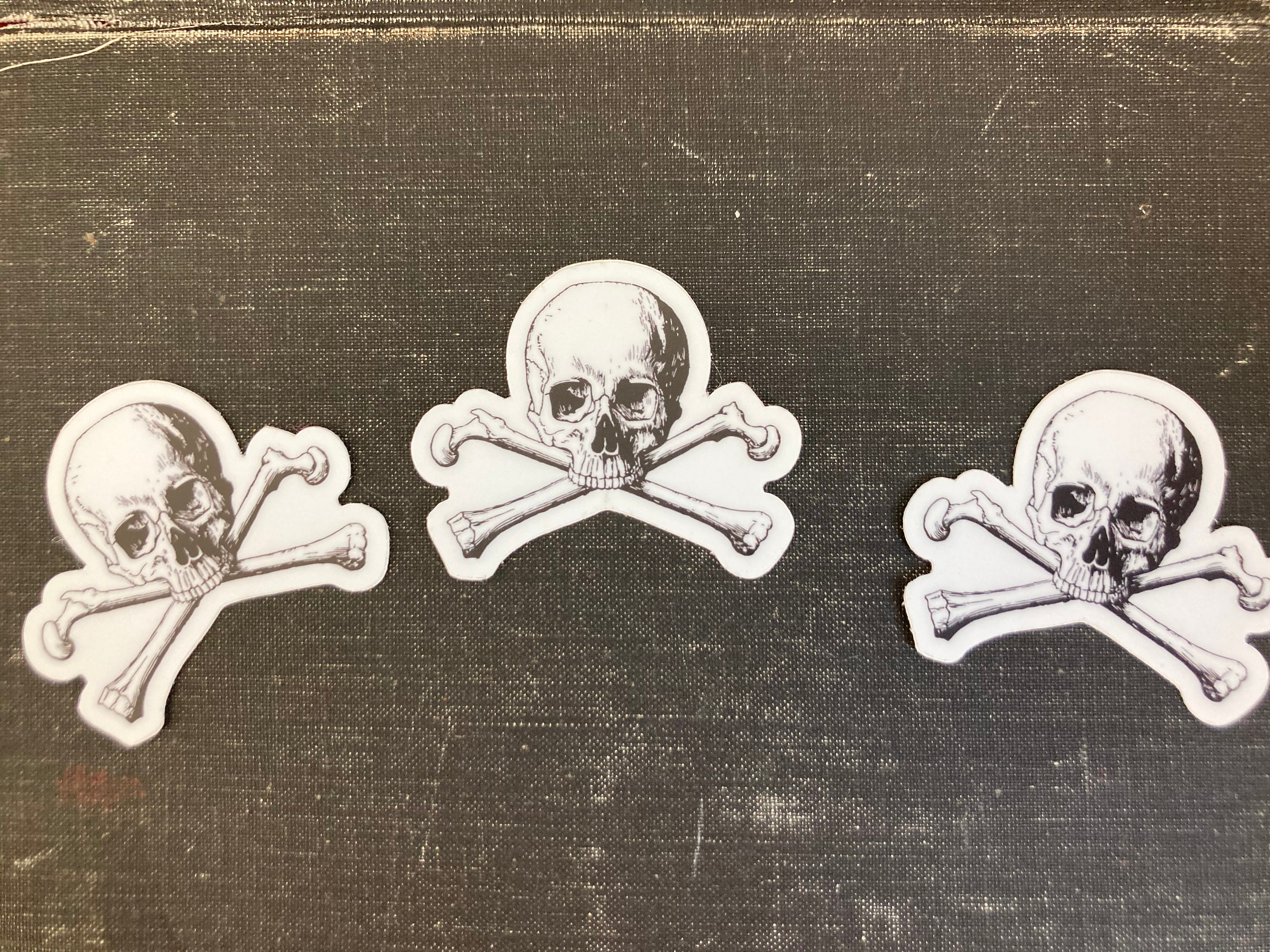 Skull and Bones Sticker Skull Sticker Skull Logo Skull - Etsy UK