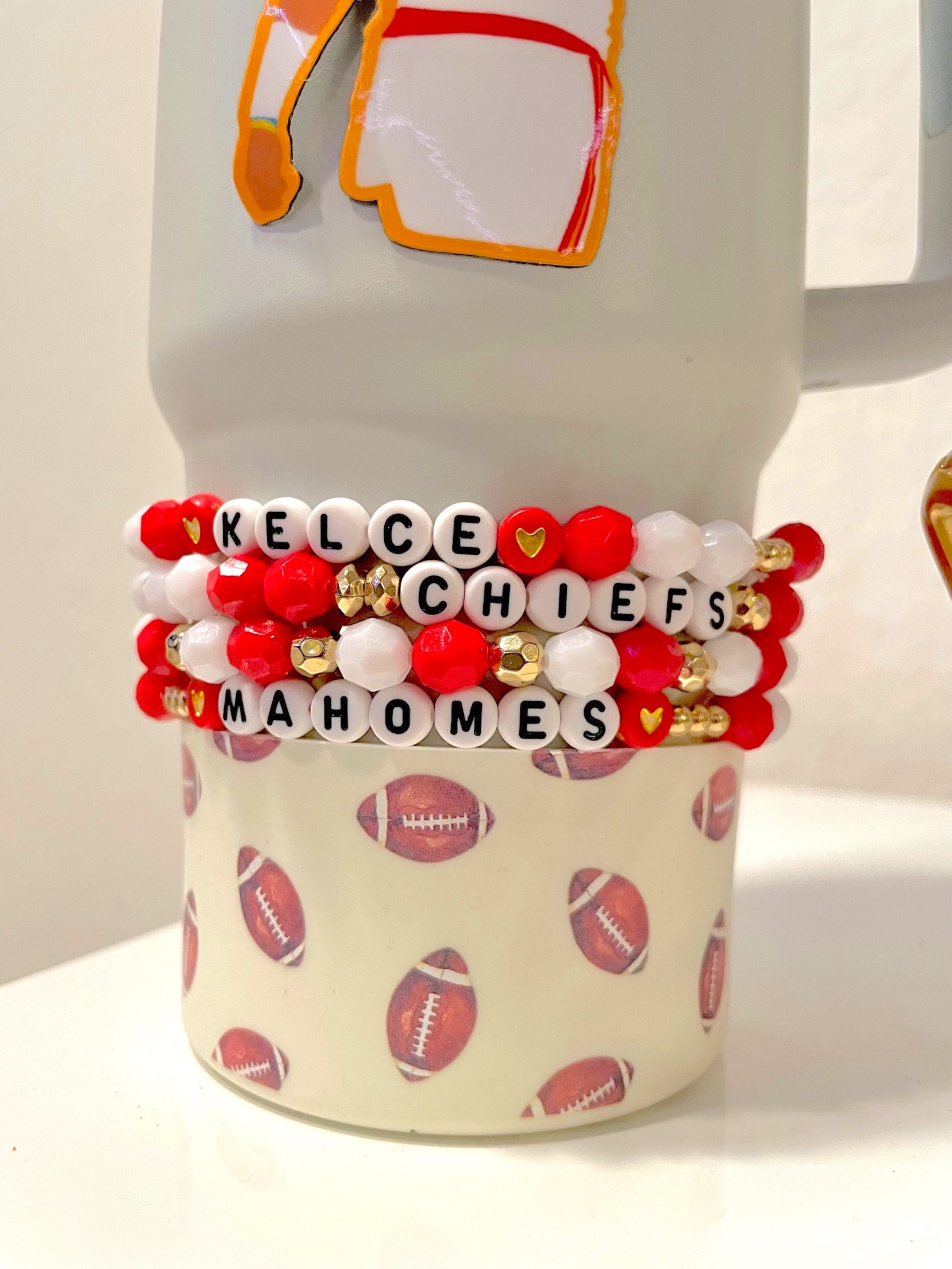 Stanley Cup Charm Accessory Kansas City Chiefs Friendship Bracelets ...