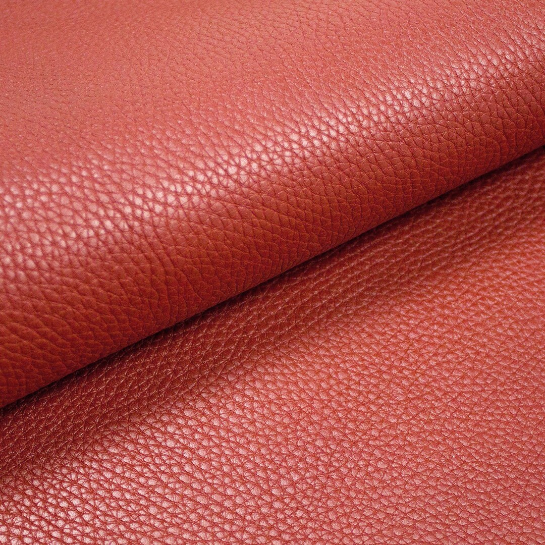Pebble Leather 7.75"x12" Coral Beautiful High Quality Cowhide Leather ...