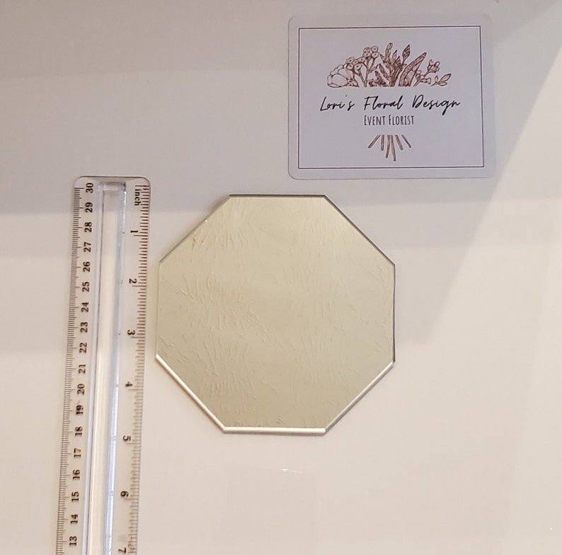 Octagon Accent Mirror | Centerpiece - Etsy