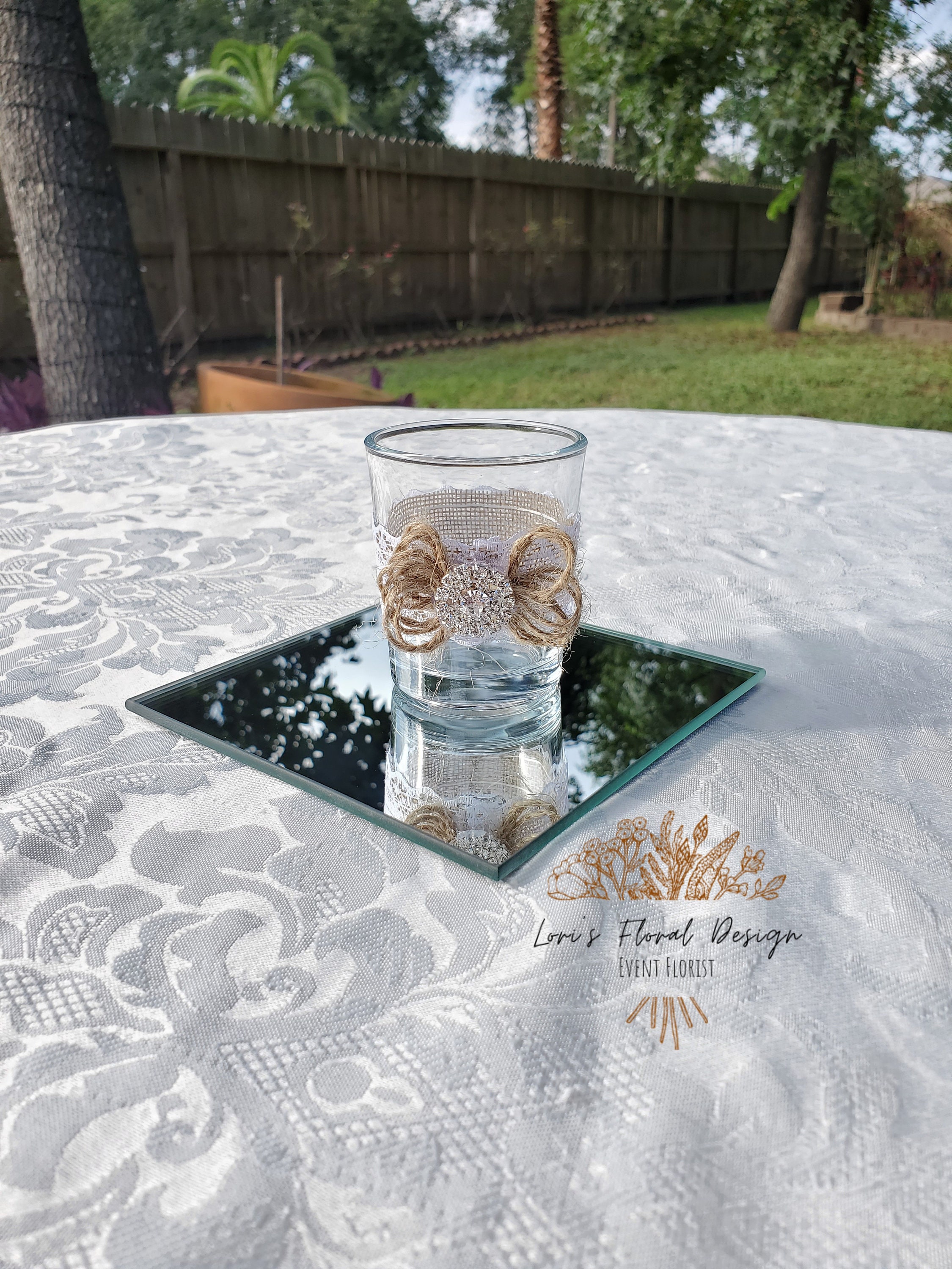 Rustic Glam Votives | Candle Holders | Votives | Rustic Glam ...