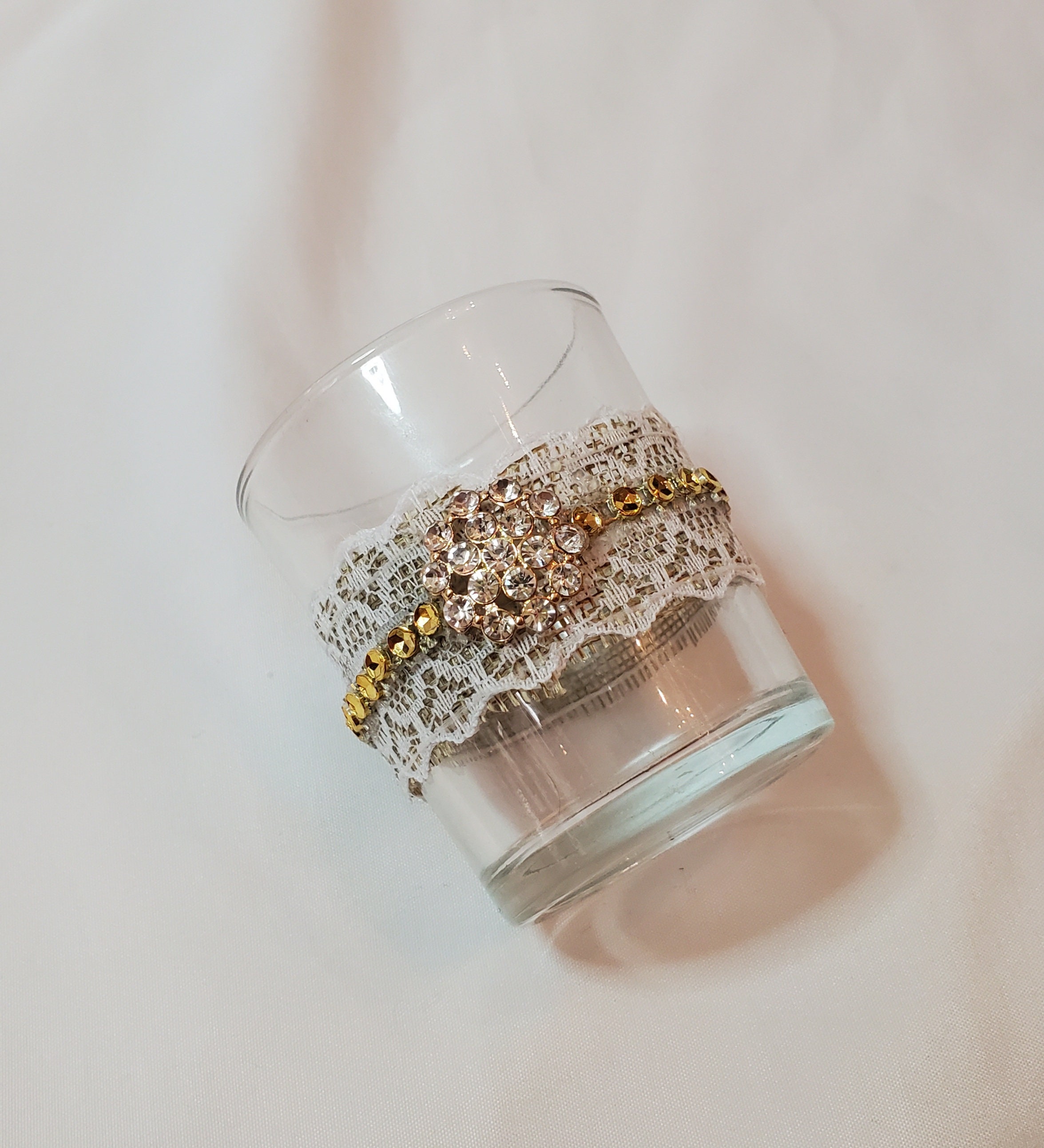 Rustic Votives Candle Holders Votives Rustic Glam - Etsy