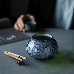 800ml Jingdezhen Hand-painted Peony/cloud Dragon/winding Stem Pattern ...