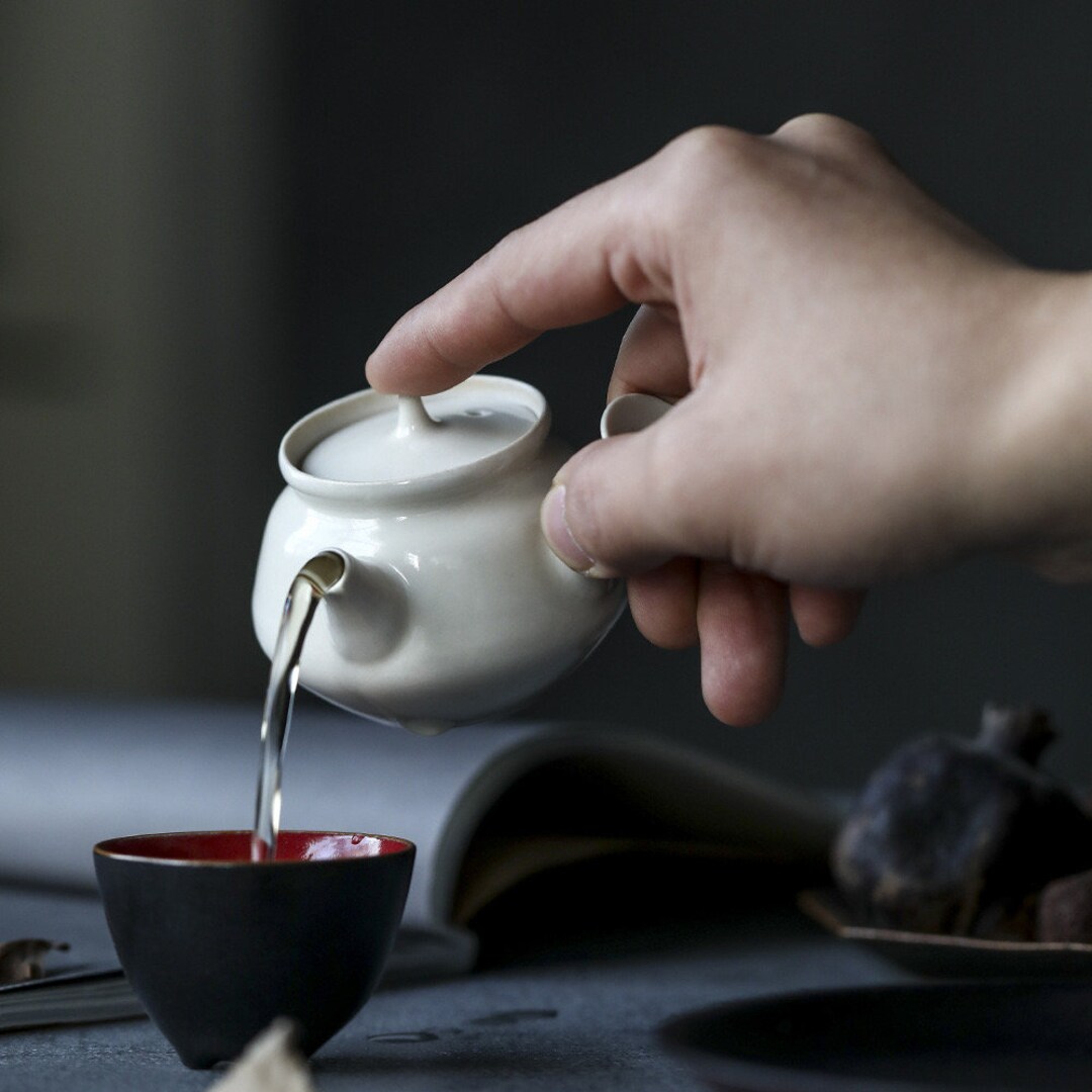 110ml Handmade Ash Glazed Side-handle Teapot - Etsy