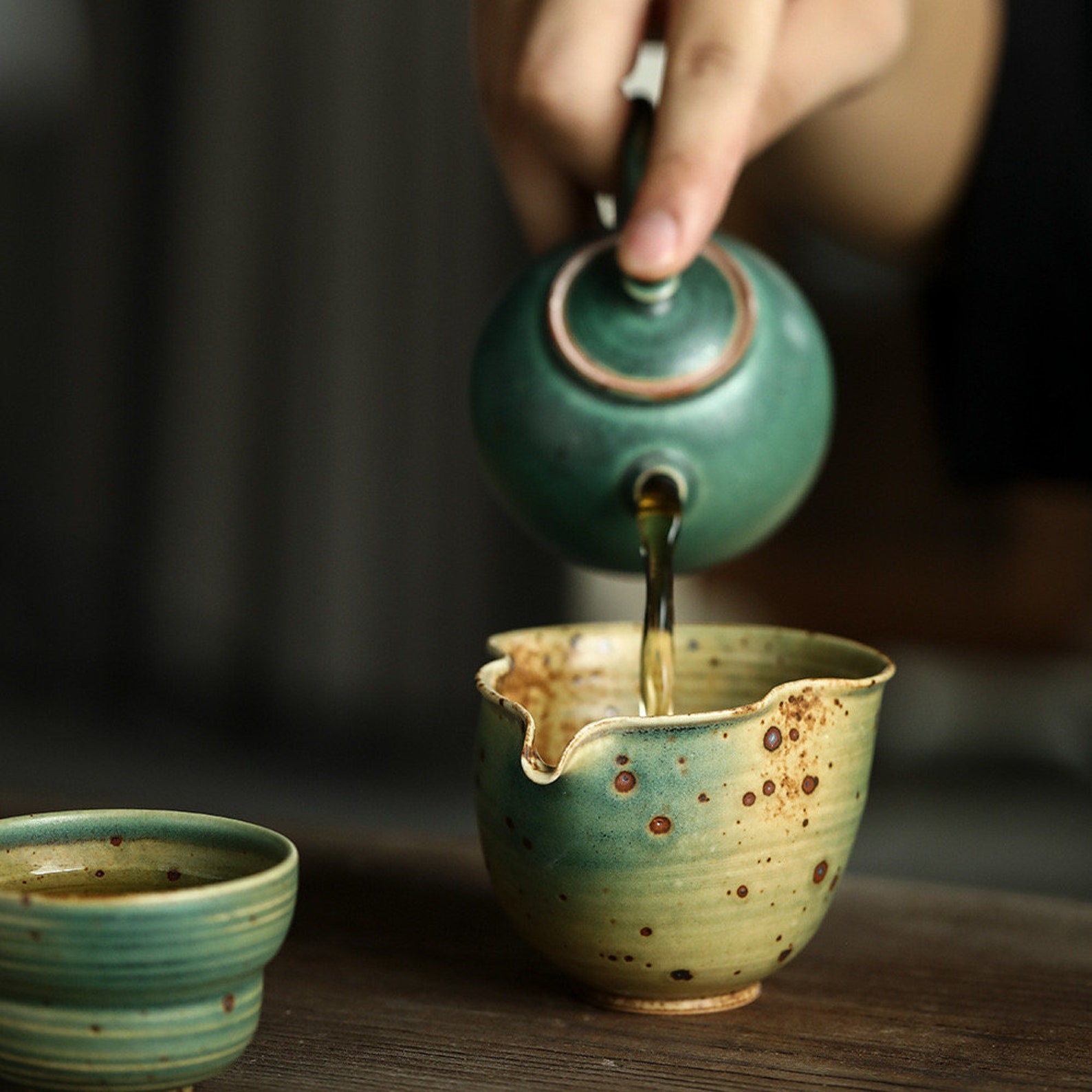 Handmade Teapot Setbanana Green Teapot Set - Etsy