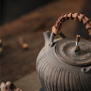 Wood Fired Kettle,600ml Handmade Zisha Clay Kettle,top Handle Kettle-electric Kettle - Etsy