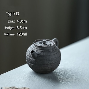 Handmade Pottery Clay Teapot,side-handle Teapot,100-120ml - Etsy