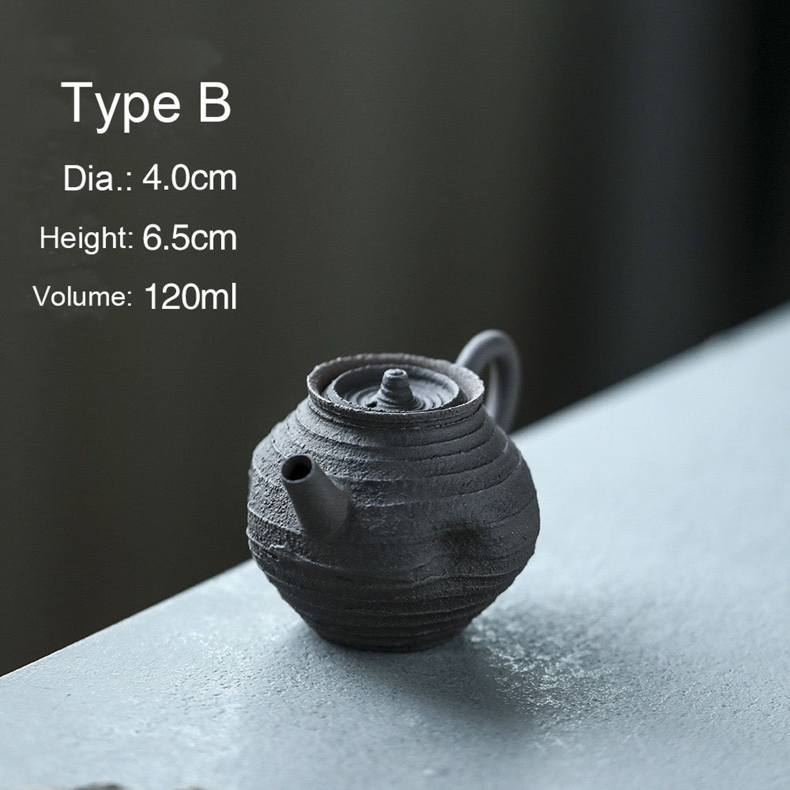 Handmade Pottery Clay Teapot,side-handle Teapot,100-120ml - Etsy