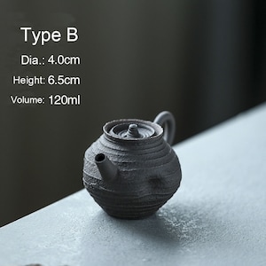 Handmade Pottery Clay Teapot,side-handle Teapot,100-120ml - Etsy
