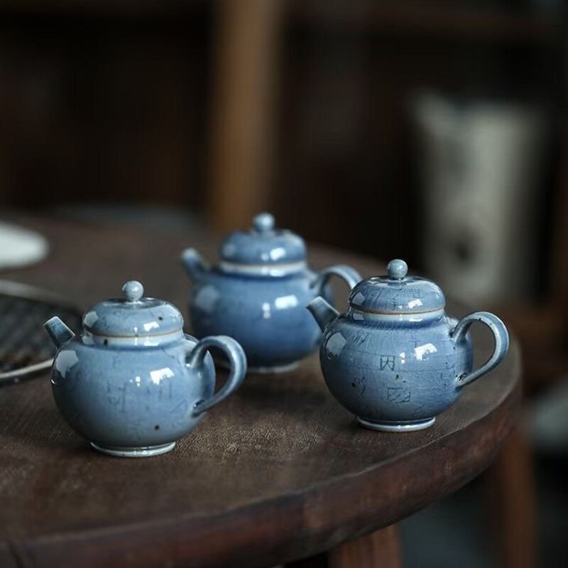 Blue Teapots - Etsy
