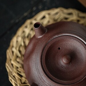 450ml Handmade Side -handle Pottery Kettle-electronic Stove&charcoal ...