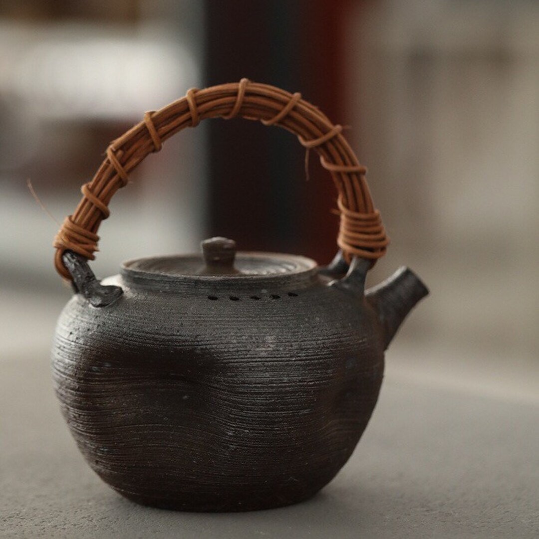 350ML Handmade Pottery Clay Kettle,carbon Stove/alcohol Stove Kettle ...