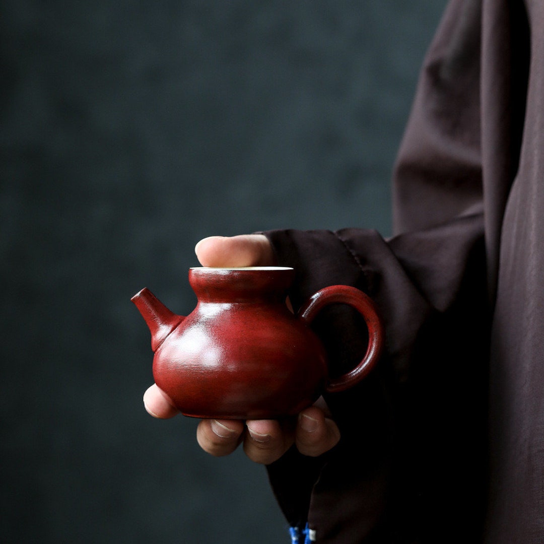 220ml Handmade Vermilion Red Fair Cupteapot - Etsy
