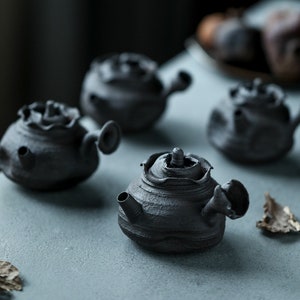 Handmade Pottery Clay Teapot,side-handle Teapot,100-120ml - Etsy