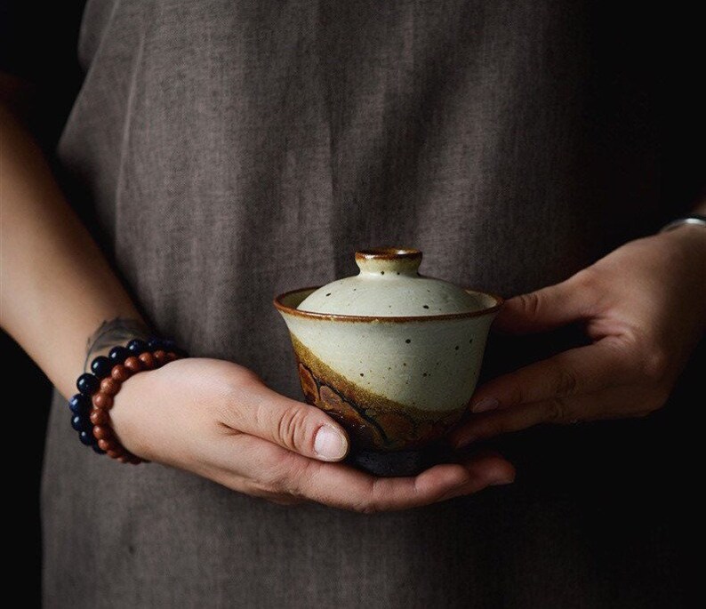 Tea Ceremony Jingdezhen 景德镇 160ml Cu Tao Clay Gaiwan - Etsy
