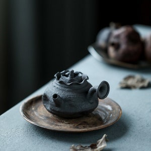 Handmade Pottery Clay Teapot,side-handle Teapot,100-120ml - Etsy