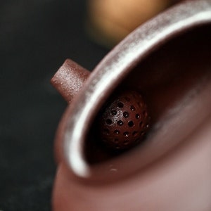 450ml Handmade Side -handle Pottery Kettle-electronic Stove&charcoal ...