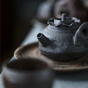 Handmade Pottery Clay Teapot,side-handle Teapot,100-120ml - Etsy