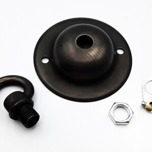 Bronze Ceiling Rose Hook Plate Solid Brass Bronze Finish Chandelier ...