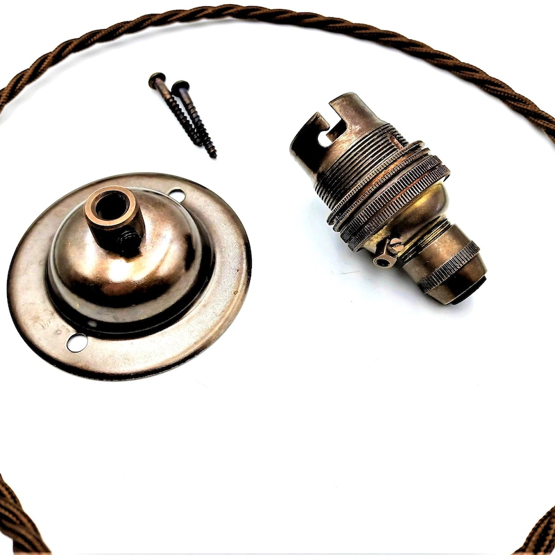 Bronze Metal Lamp Socket - Etsy UK