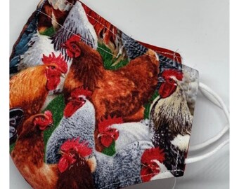 Rooster Mask | Etsy