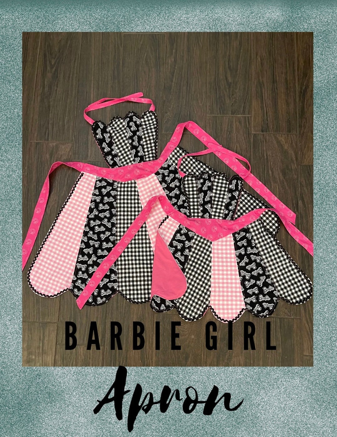 Barbie Girl Apron (child) - Etsy