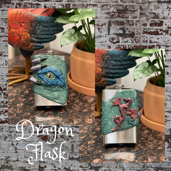 Dragon Flask - Etsy
