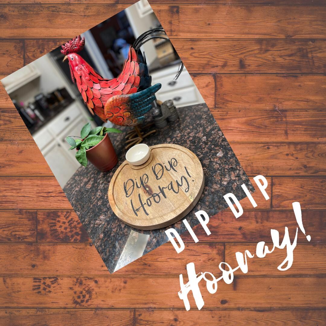 Dip Dip Hooray! (chip & Dip Board) - Etsy