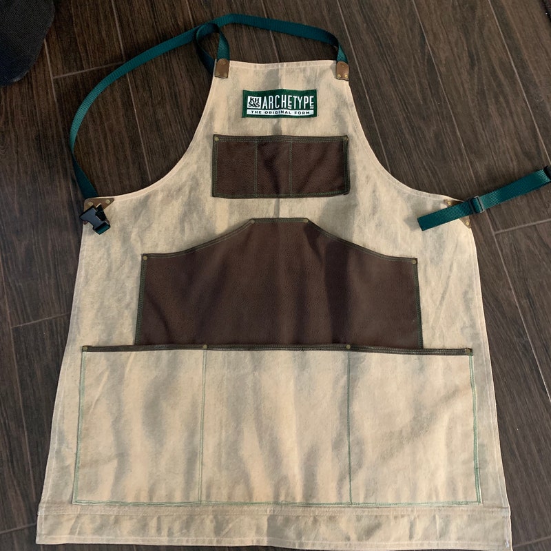 Waxed Kitchen Apron - Etsy