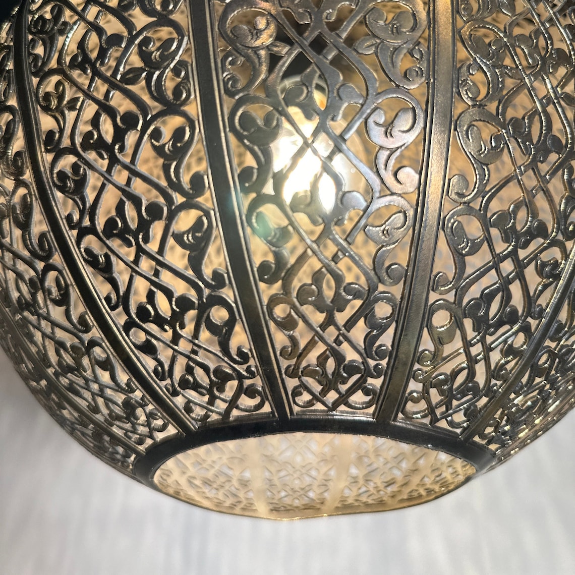 Copper Pendant Lamp, Copper Openwork Lamp, Traditional Copper Hand Made ...