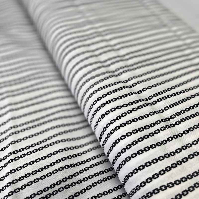 Chain Print Fabric - Etsy