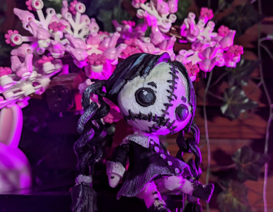 Wednesday Addams Creepy Doll /unpainted /creepy Doll/witch Doll/mermaid ...