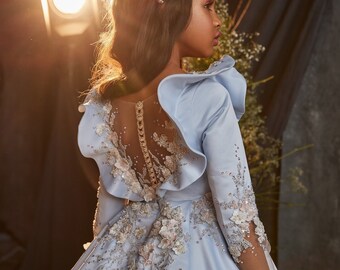 Powder Blue Dress - Etsy